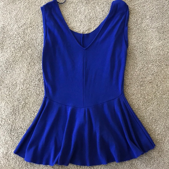 Zara | Tops | Blue Top From Zara | Poshmark